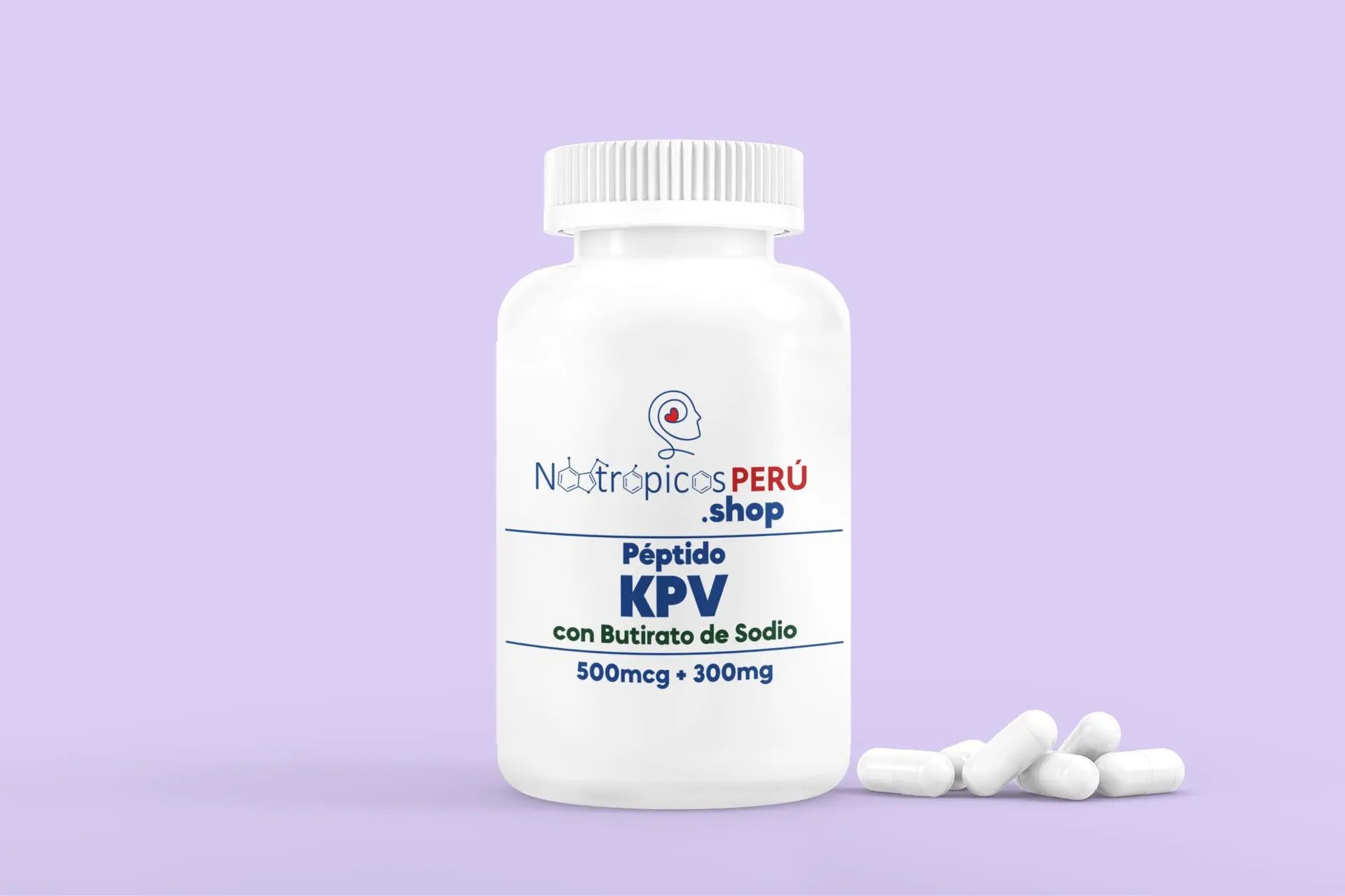 Péptido KPV + Butirato de Sodio (500mcg + 300mg) - 50 cápsulas ...